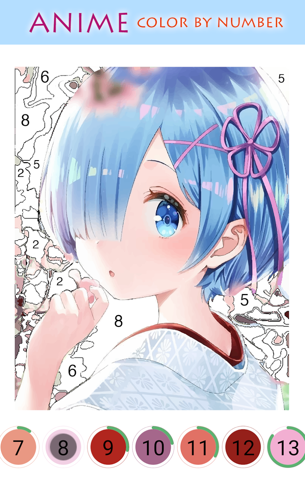 kawaii Anime - Color by Number para Android - Descargar