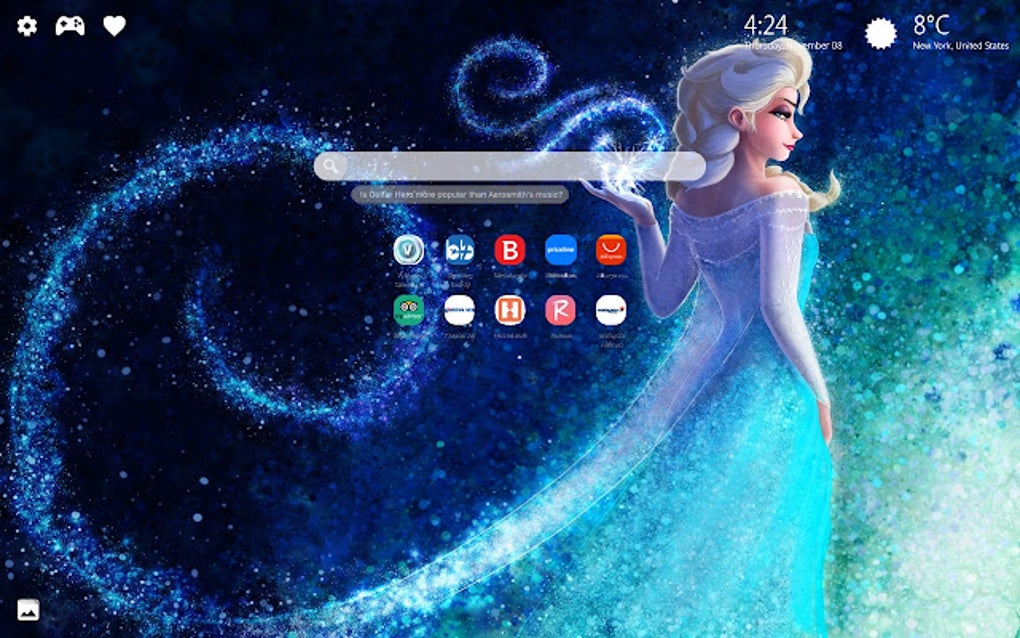 Frozen Elsa Wallpapers New Tab for Google Chrome - Extension Download