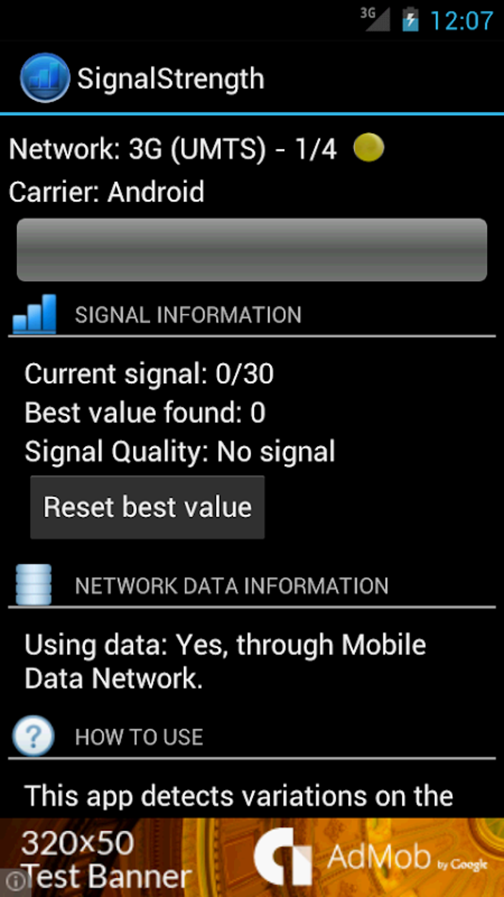 Android için Signal Strength APK - İndir