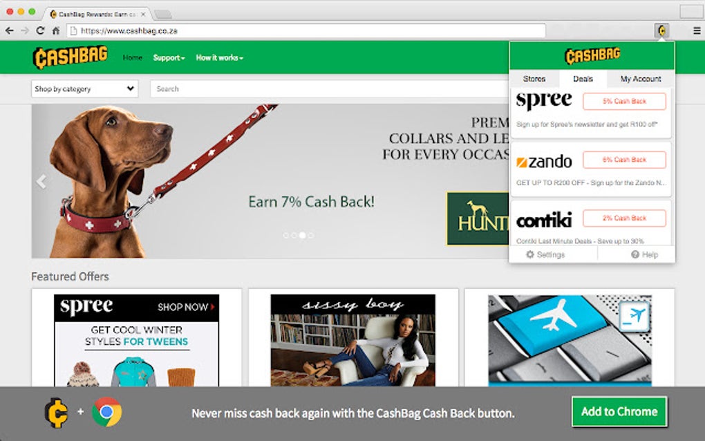 CashBag for Google Chrome - Extension Download
