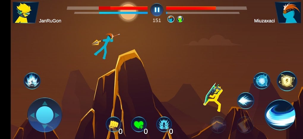 Stick Fight Flying mode for Android - Download