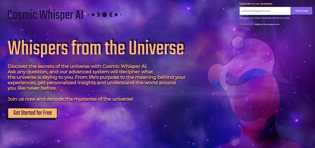 AI 생활 어시스턴트를 위한 Cosmic Whisper AI - 리뷰, 기능 및 사용 사례