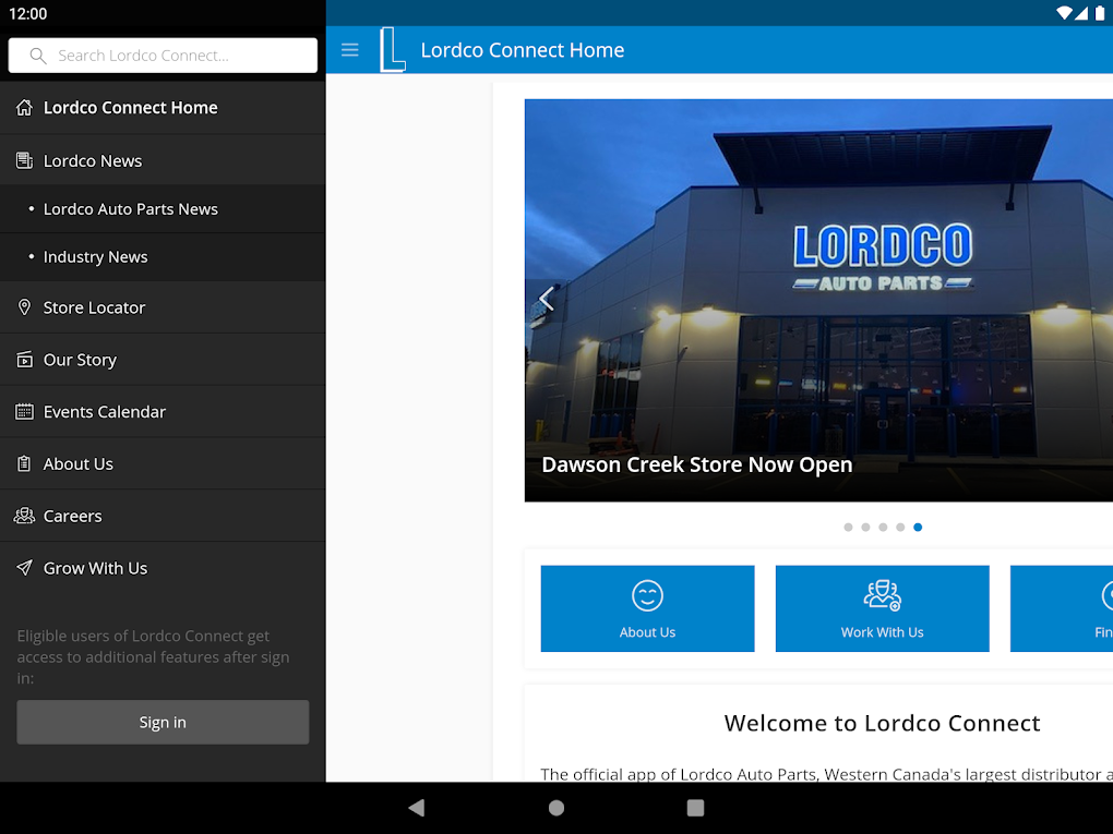 Lordco Connect for Android - Download