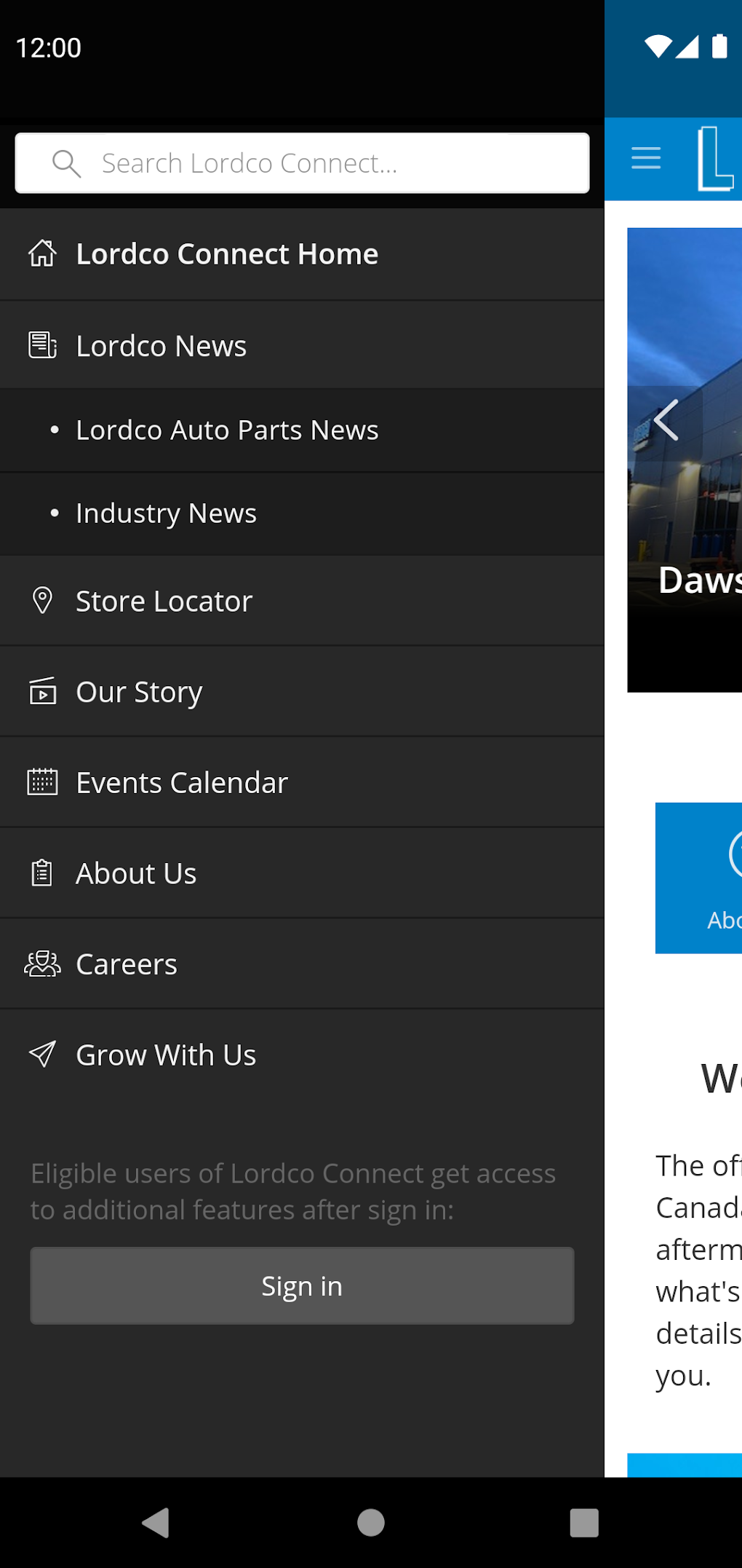 Lordco Connect for Android - Download