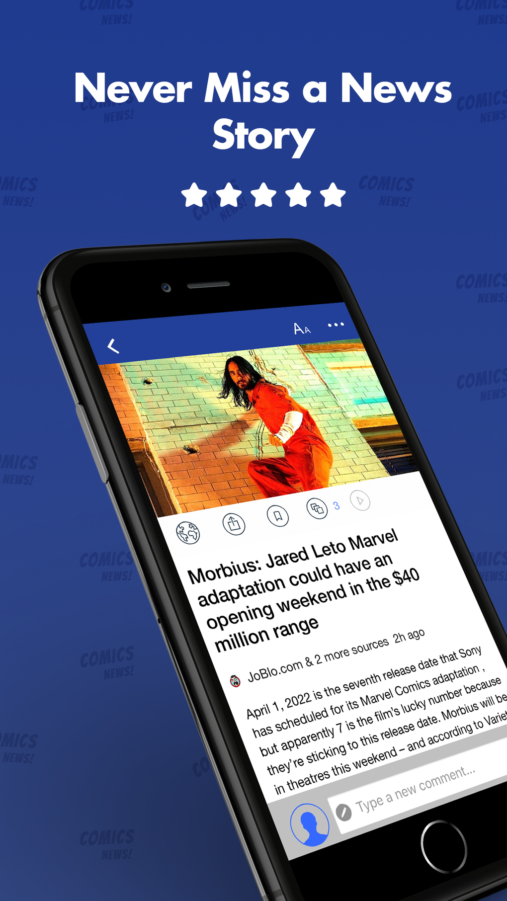 Comics: Heroes Books Movies for iPhone - Download