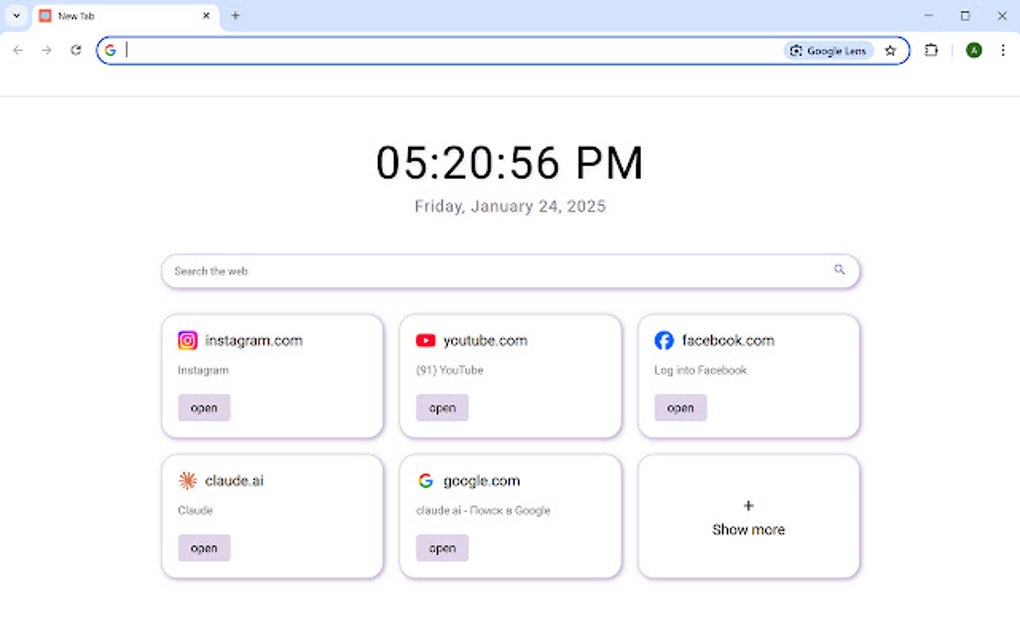 Speed Dial New Tab Google Chrome için - Eklenti İndir