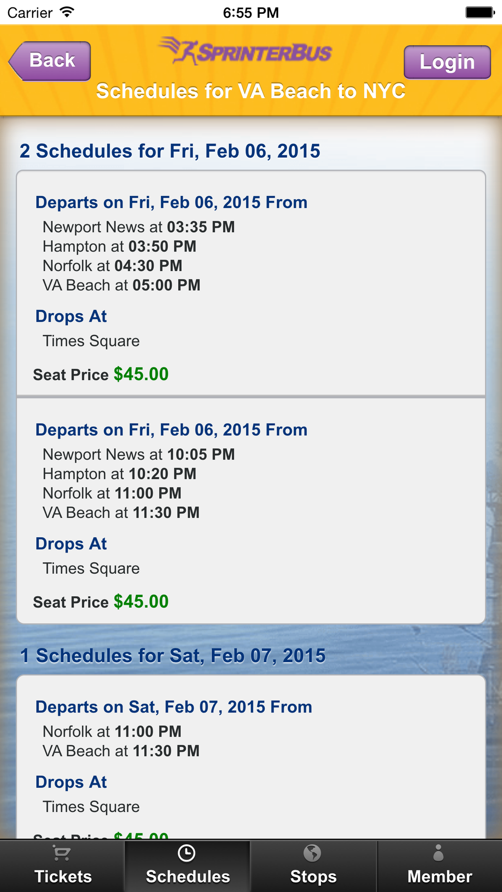 Sprinter Bus for iPhone - Download