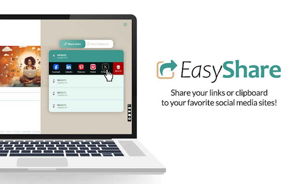 Easy Share cho Google Chrome - Tiện ích mở rộng Tải về