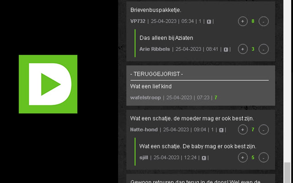 Dumpert Helper Google Chrome 용 - 확장 프로그램 다운로드