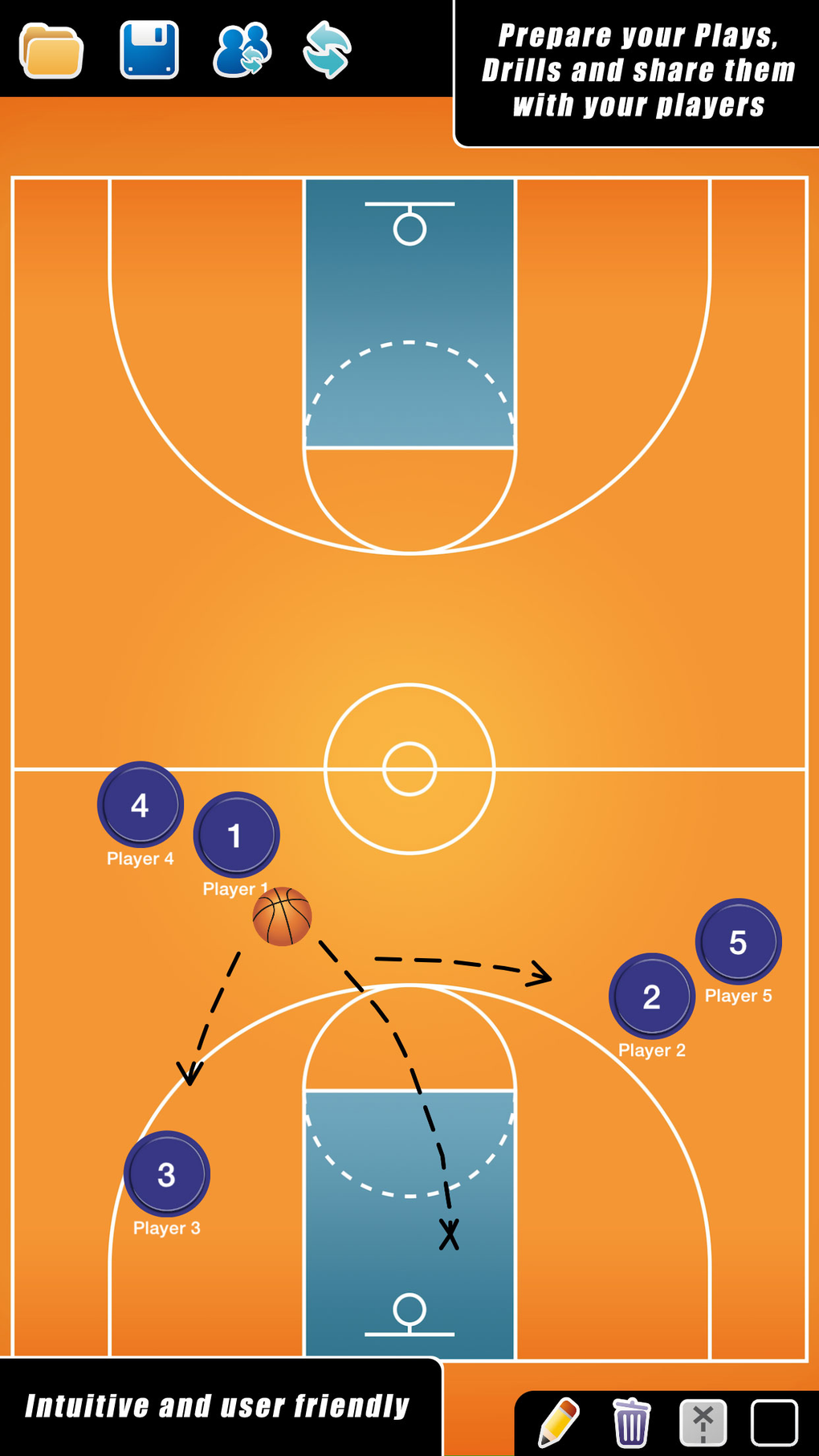 Coach Tactic Board: Basket for iPhone - Download