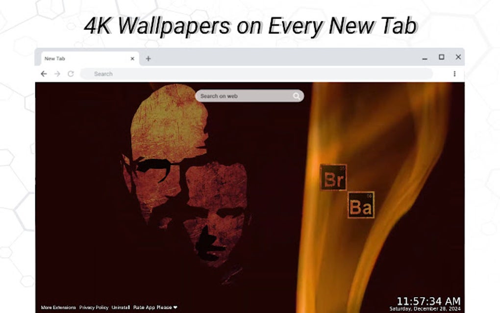 Breaking Bad Live Wallpaper para Google Chrome - Extensión Descargar