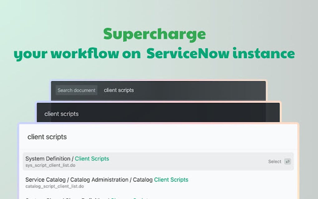 SN Launcher - ServiceNow utility tool for Google Chrome - Extension Download