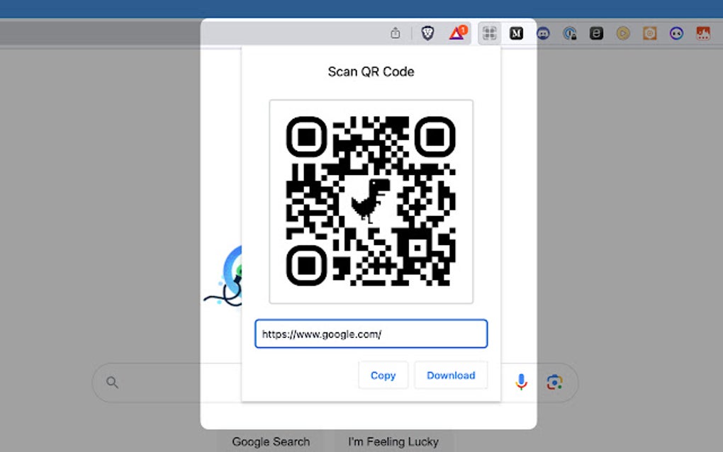 Create QR Code для Google Chrome - Расширение Скачать