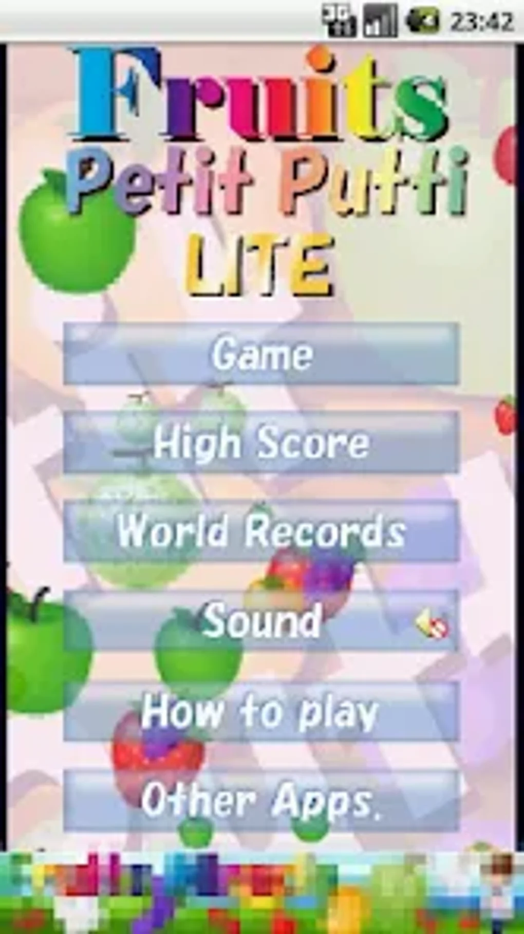 Fruits Petit Putti Lite para Android - Descargar