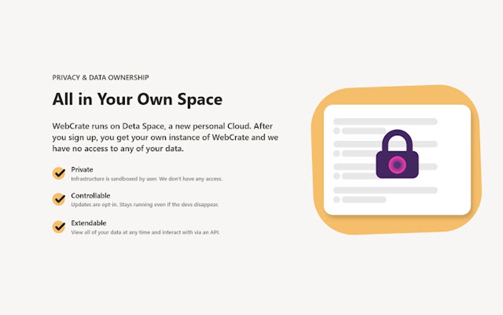 WebCrate Browser Extension for Google Chrome - Extension Download