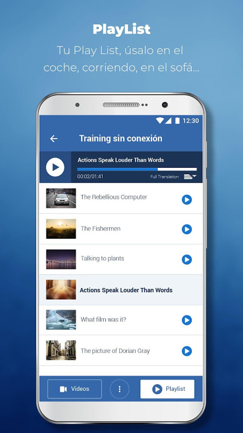 BrainLang: Aprender inglés con videos - Listening APK for Android ...