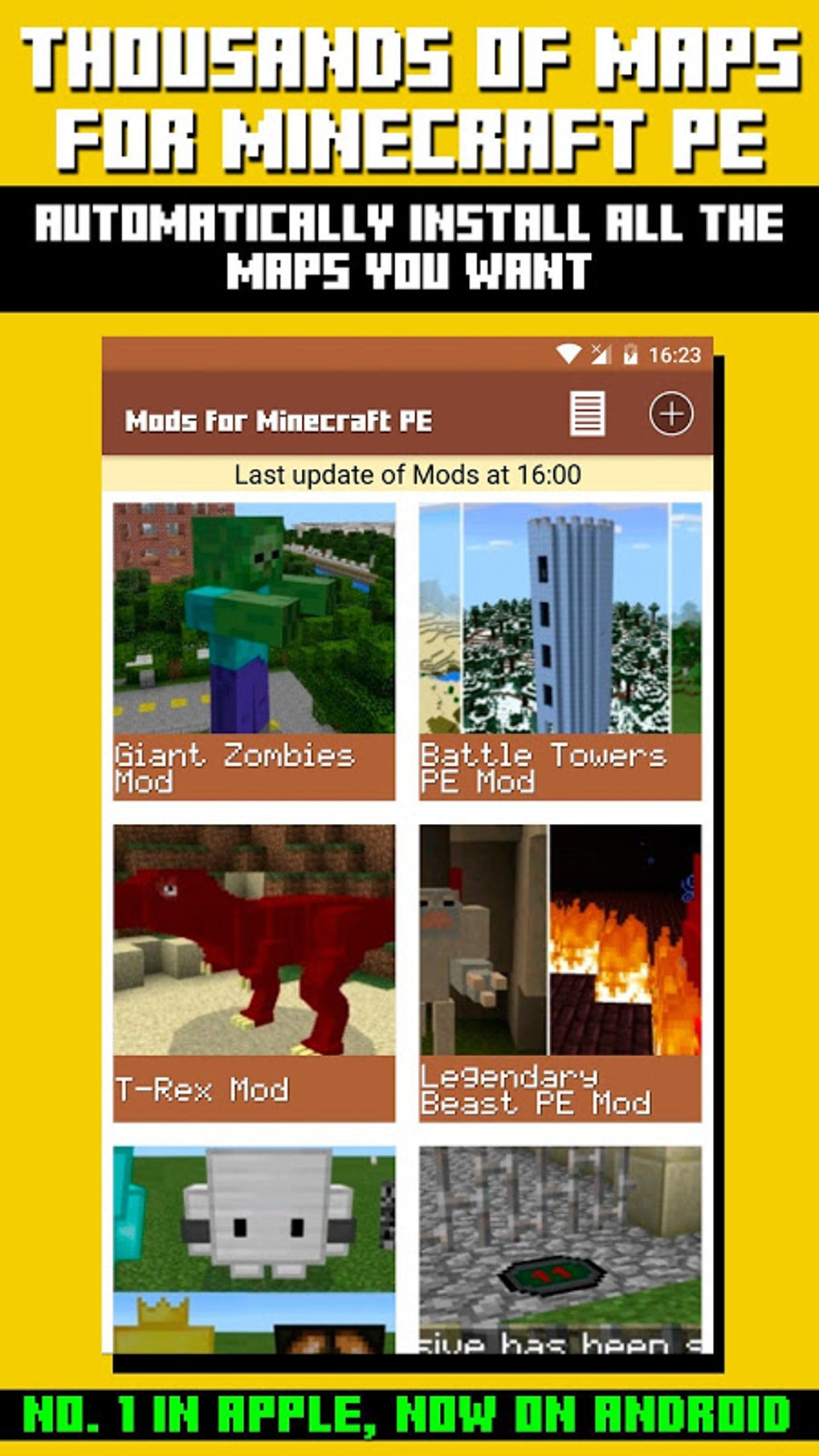 Mods for Minecraft PE APK per Android - Download