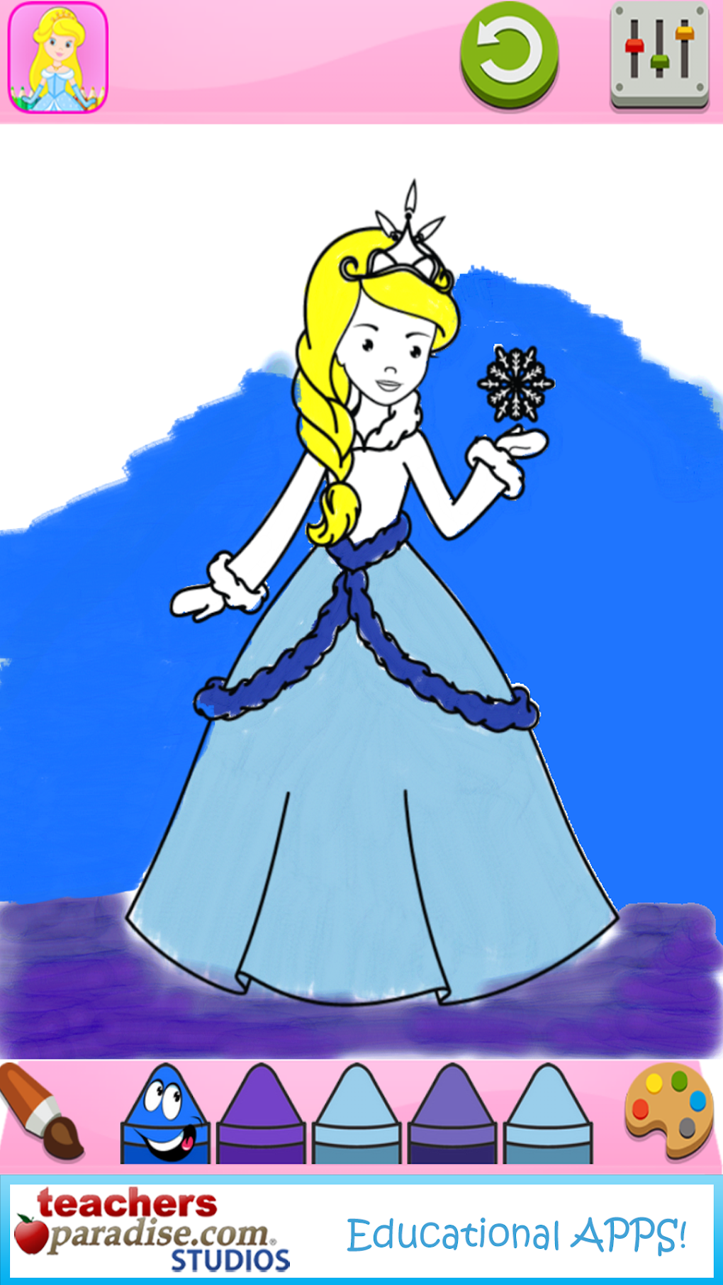 Princess Girls Coloring Book for Android - Download