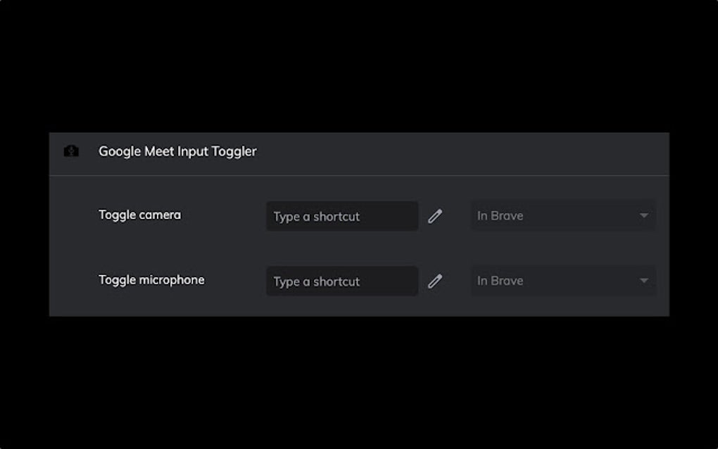 Google Meet Input Toggler for Google Chrome - Extension Download