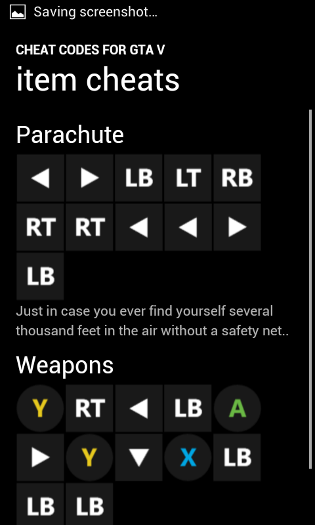 Cheat Codes For GTA V APK Android Cheat Codes For GTA V APK Android