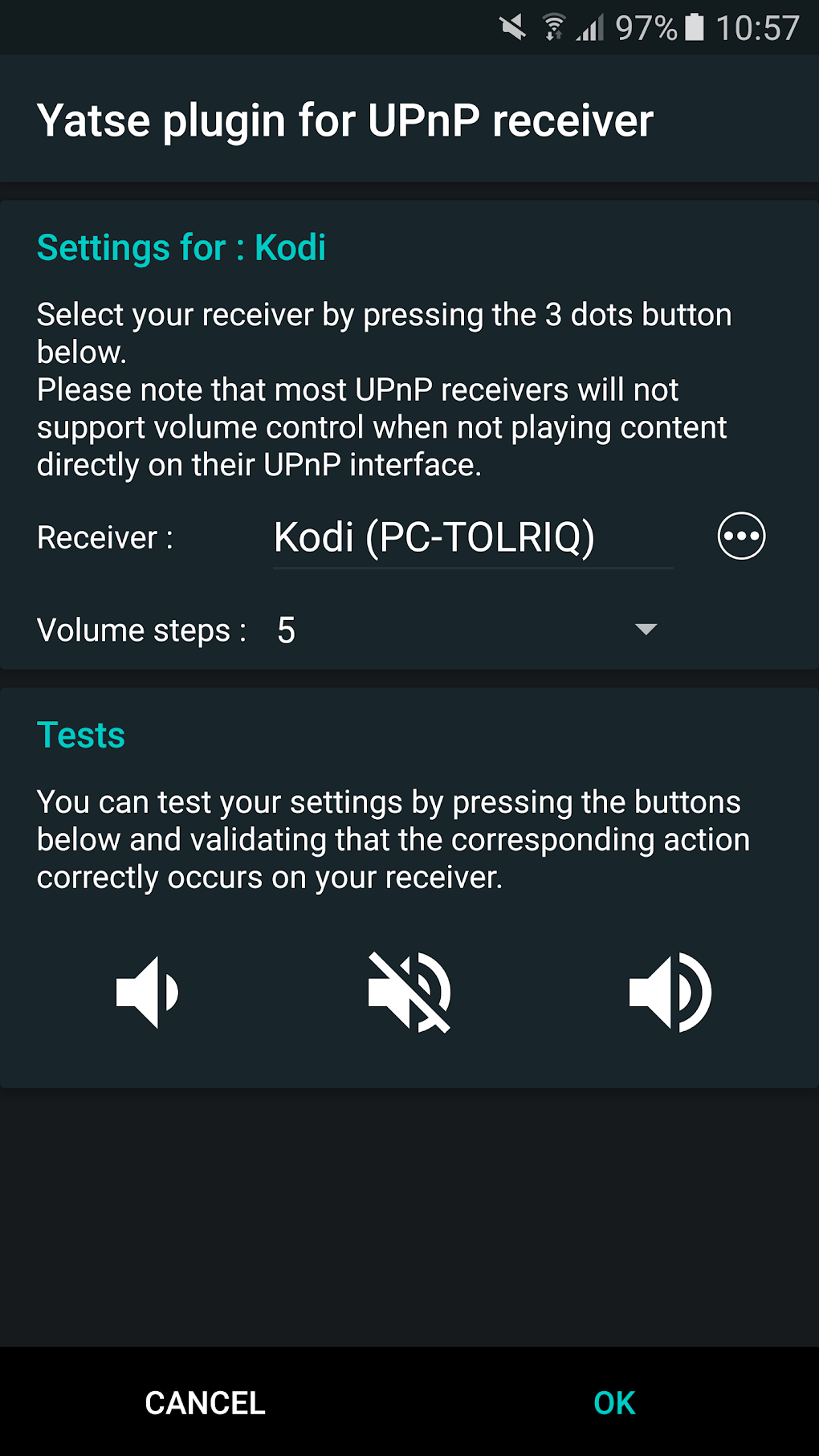 UPnP receiver plugin for Yatse for Android - Download
