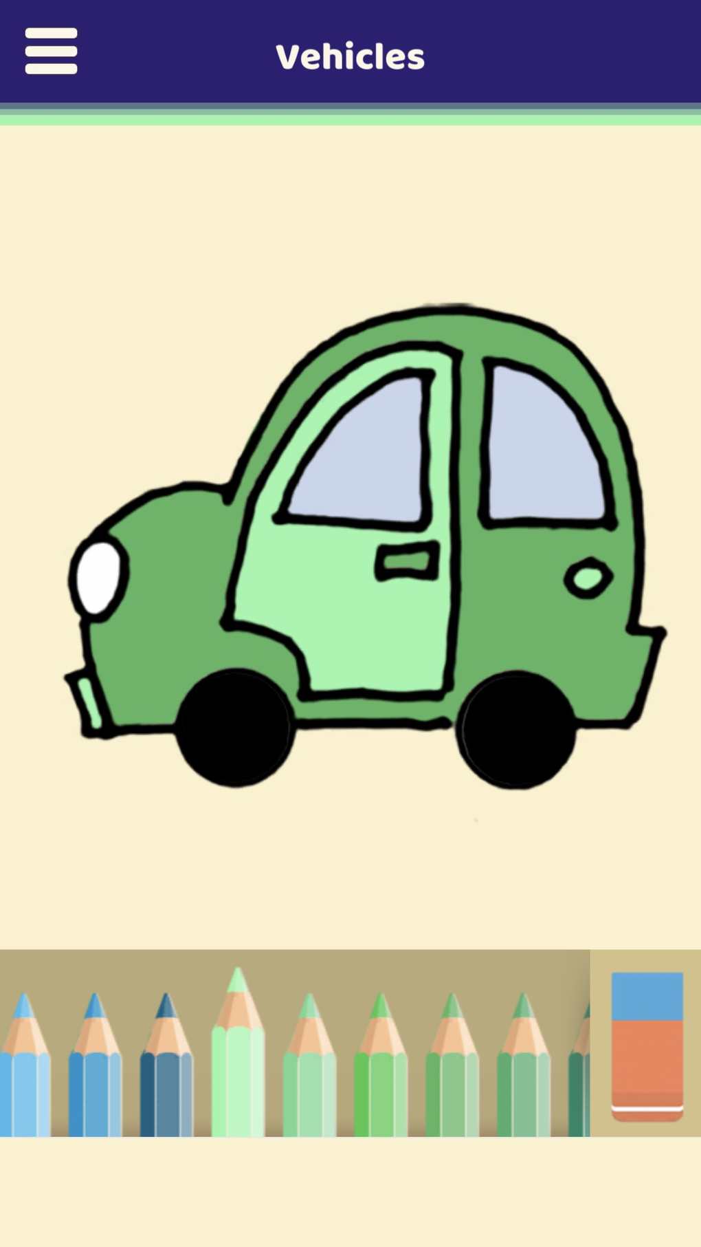 Vehicle Coloring Book for iPhone - Download