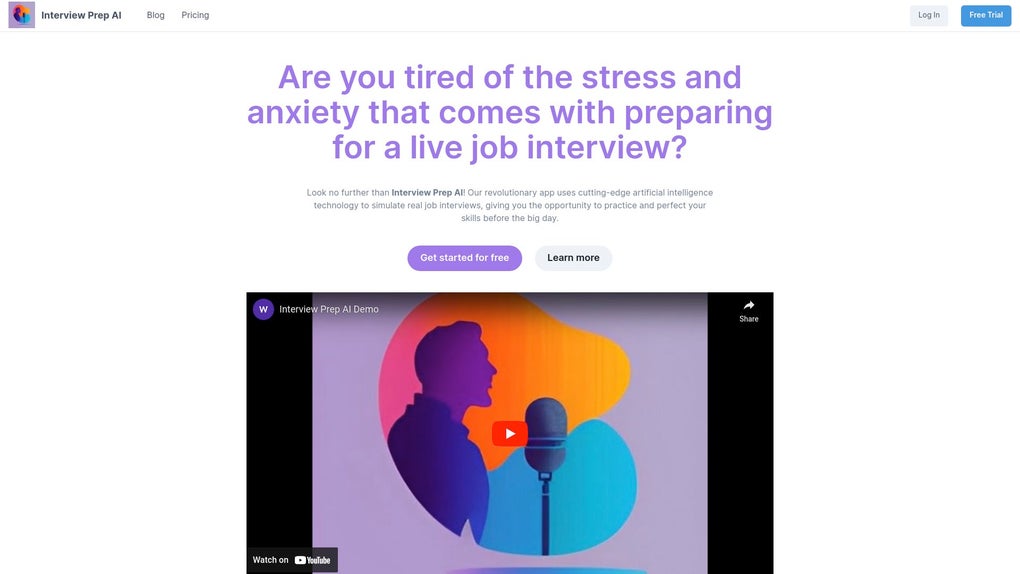 Interview Prep AI สำหรับ AI ผู้ช่วยชีวิต: รีวิว, คุณสมบัติและการใช้งาน