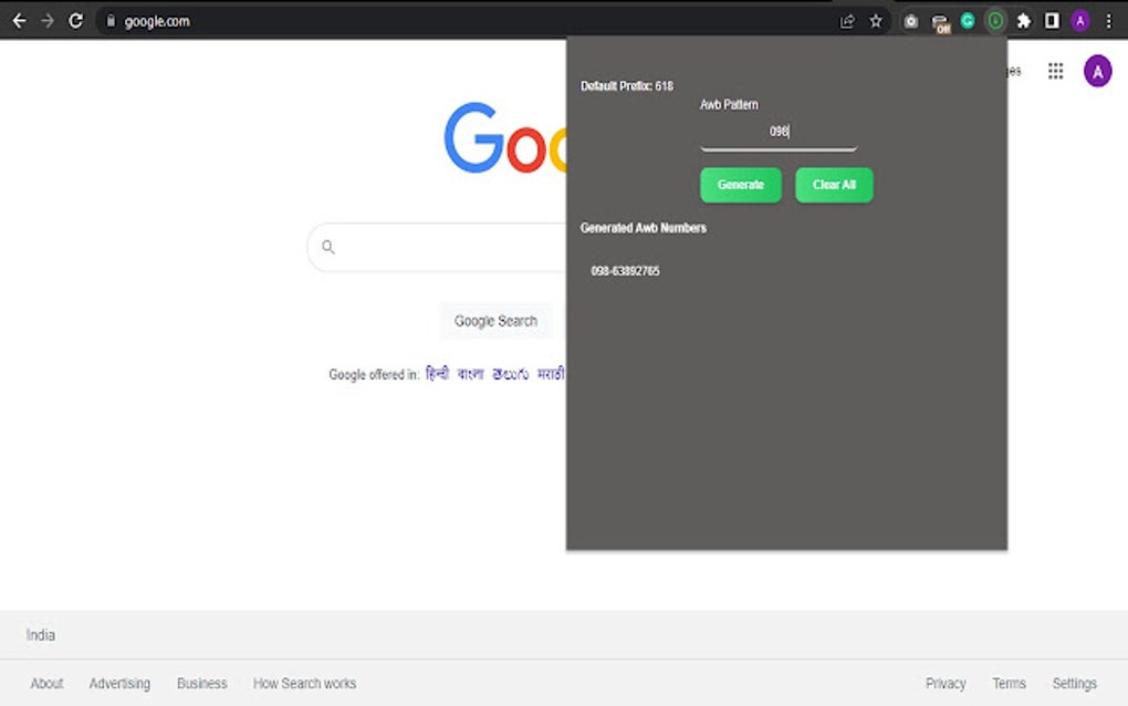 AWB Generator para Google Chrome - Extensión Descargar