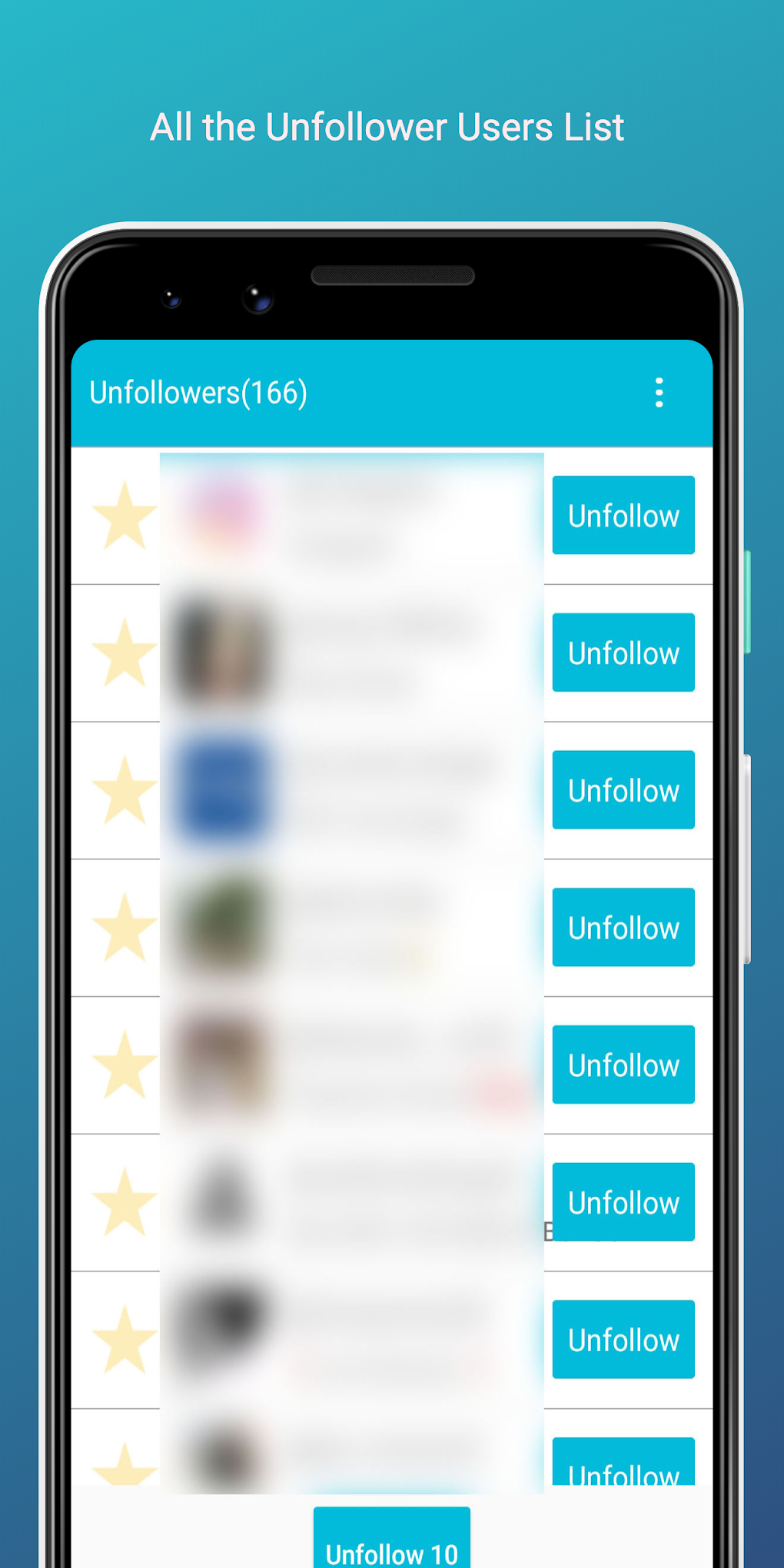 Unfollow Users Plus para Android - Descargar