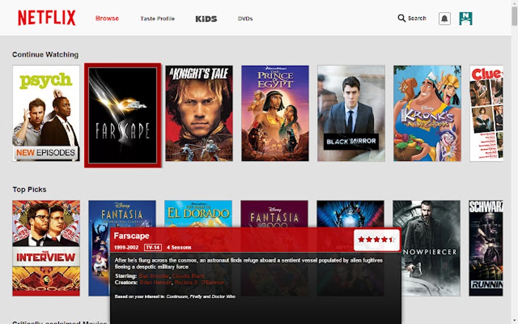 Netflix Navigator for Google Chrome - Extension Download