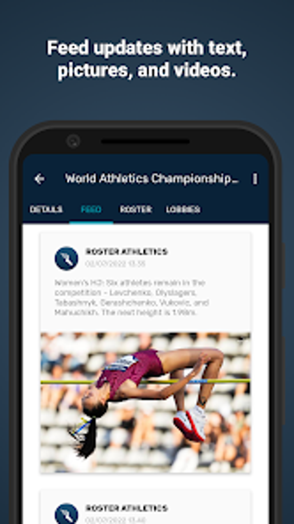 Roster Athletics Track Field para Android - Descargar