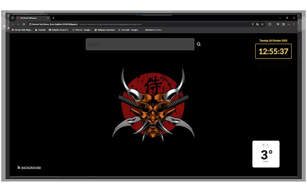 Oni Mask New Tab para Google Chrome - Extensión Descargar