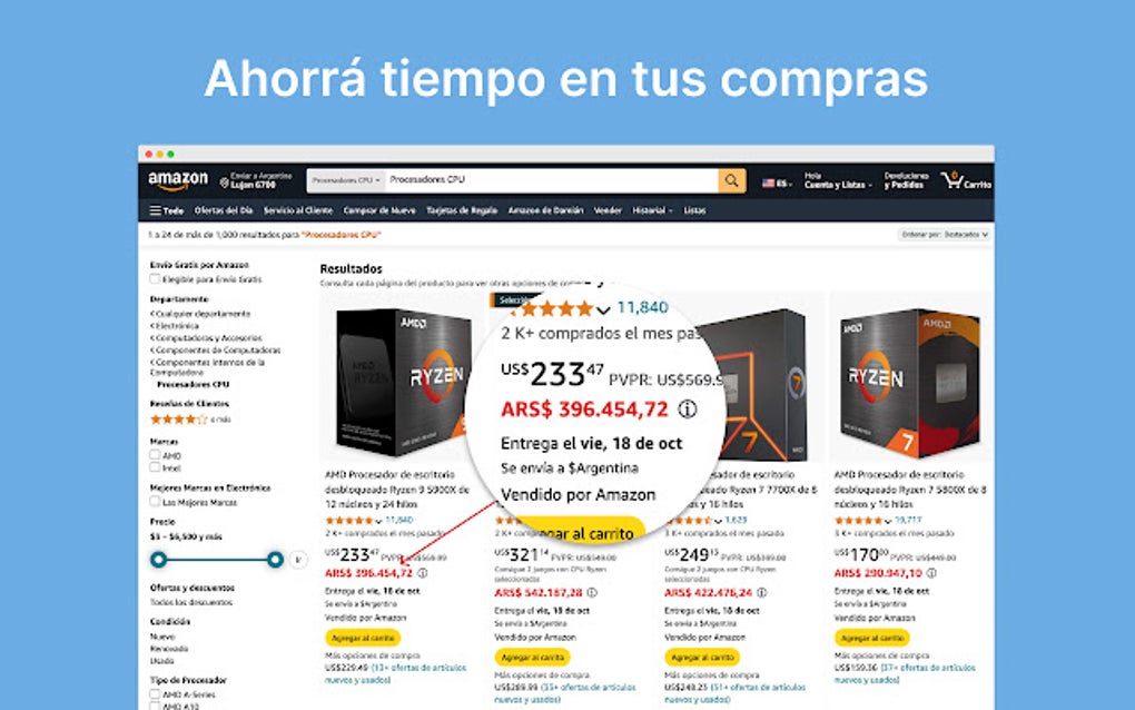 Amazon en Pesos (ARG) for Google Chrome - Extension Download