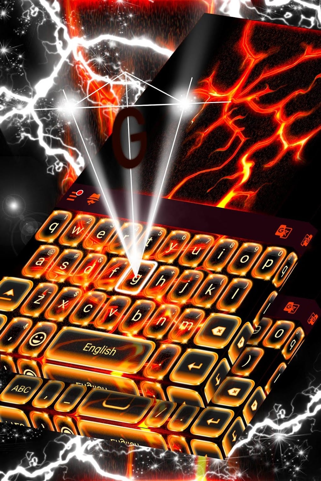 Burning Fire Keyboard for Android - Download