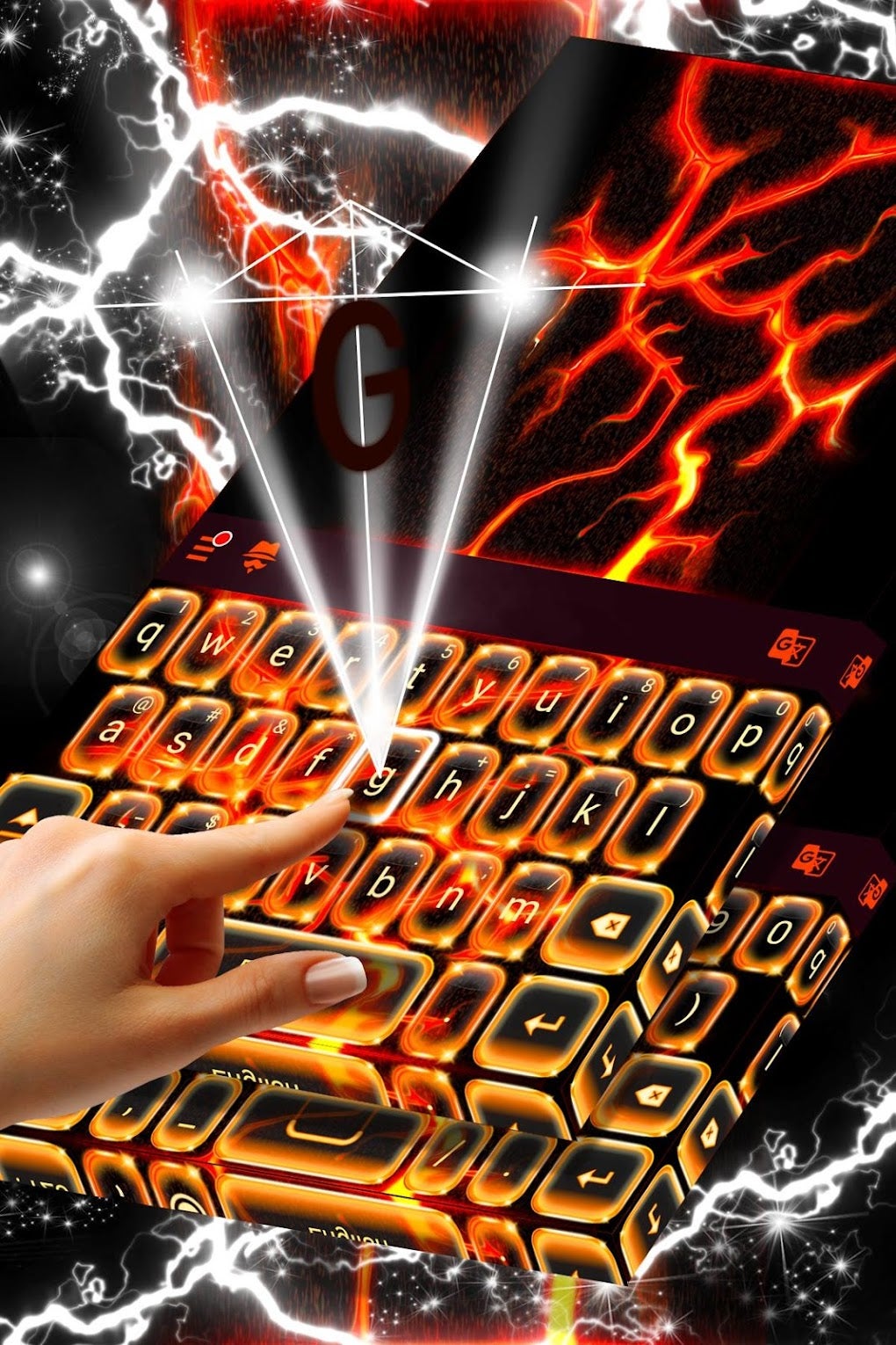 Burning Fire Keyboard for Android - Download