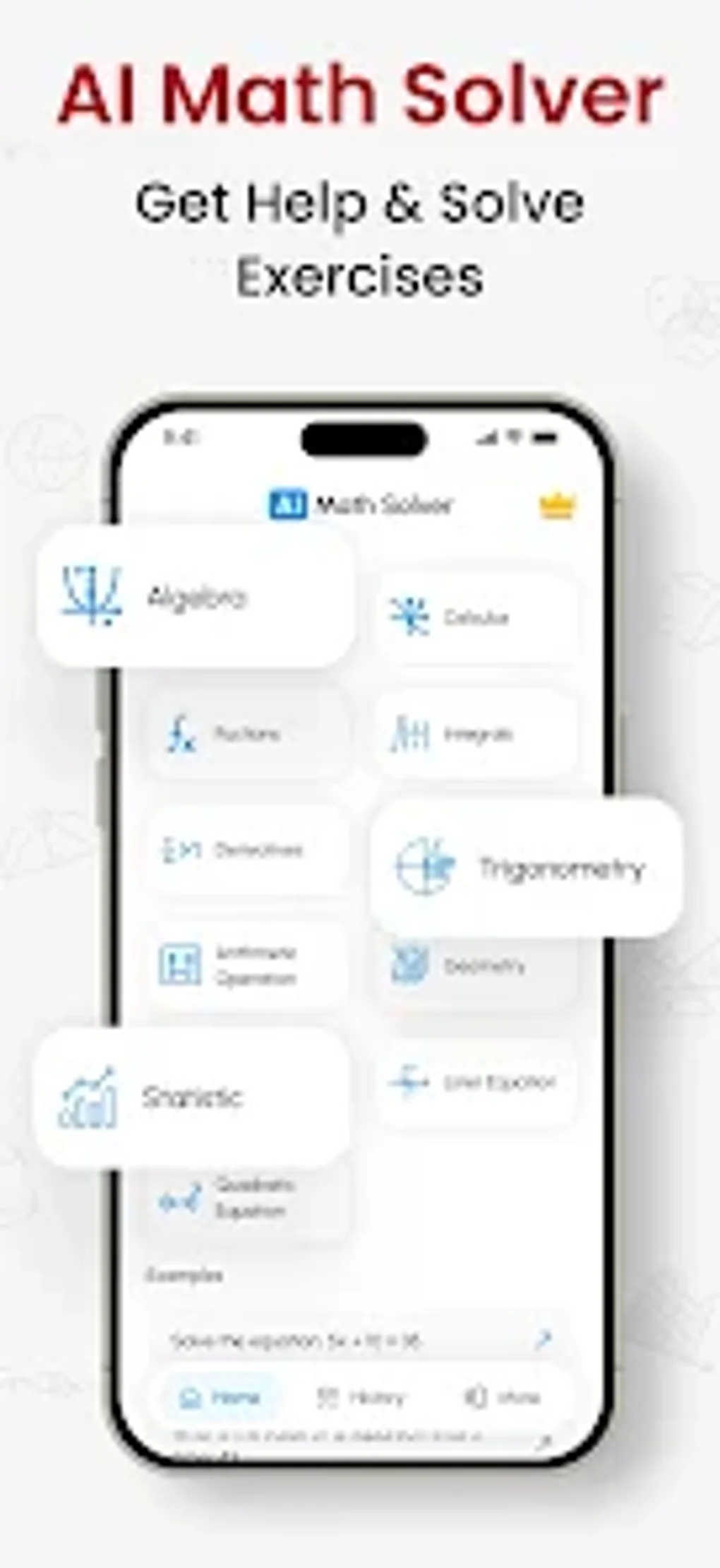 AI Math Solver with Solution สำหรับ Android - ดาวน์โหลด