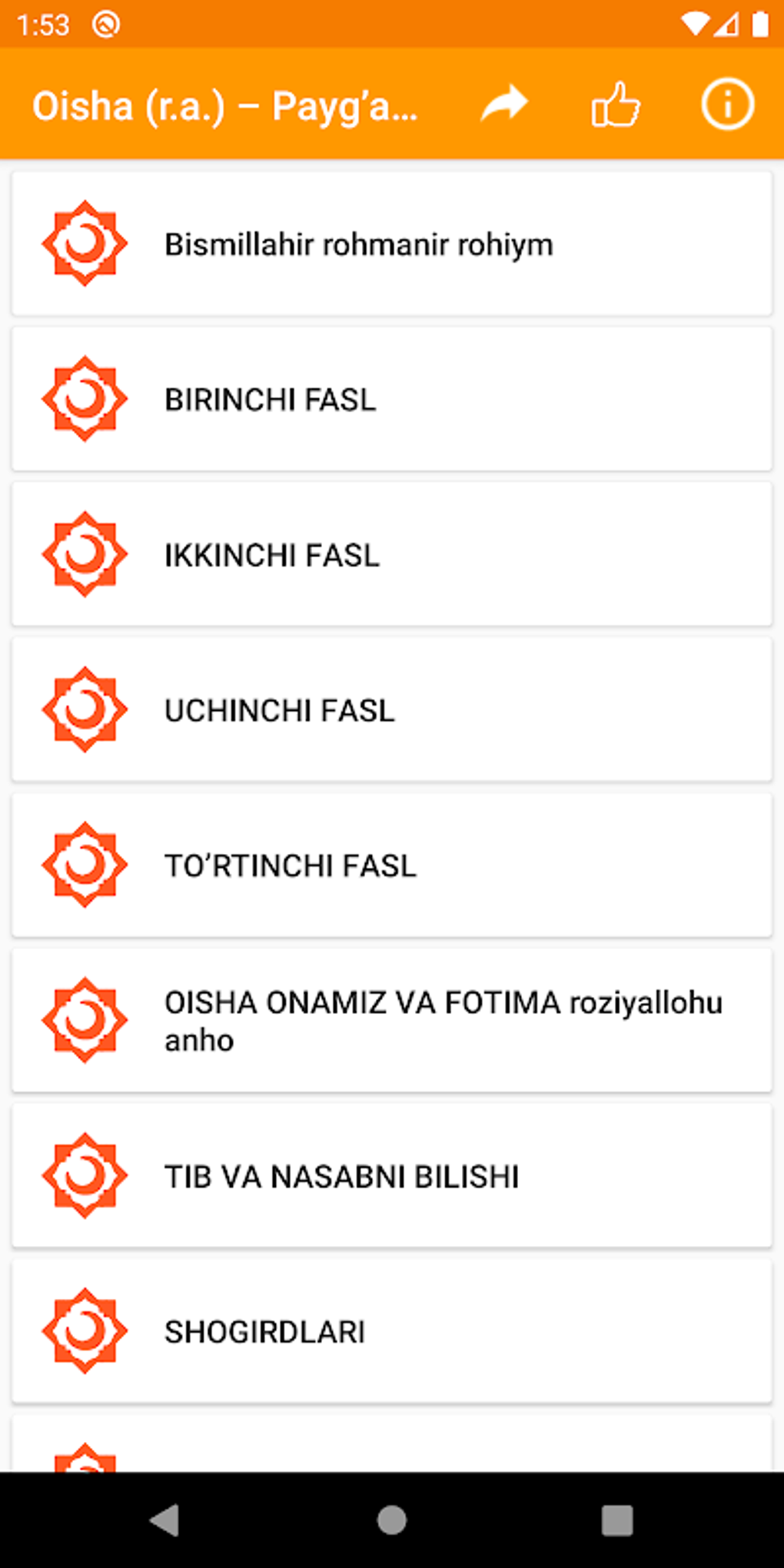 Oisha (r.a.)-Payg’ambarimiz SAVning suyukli ayoli APK for Android ...