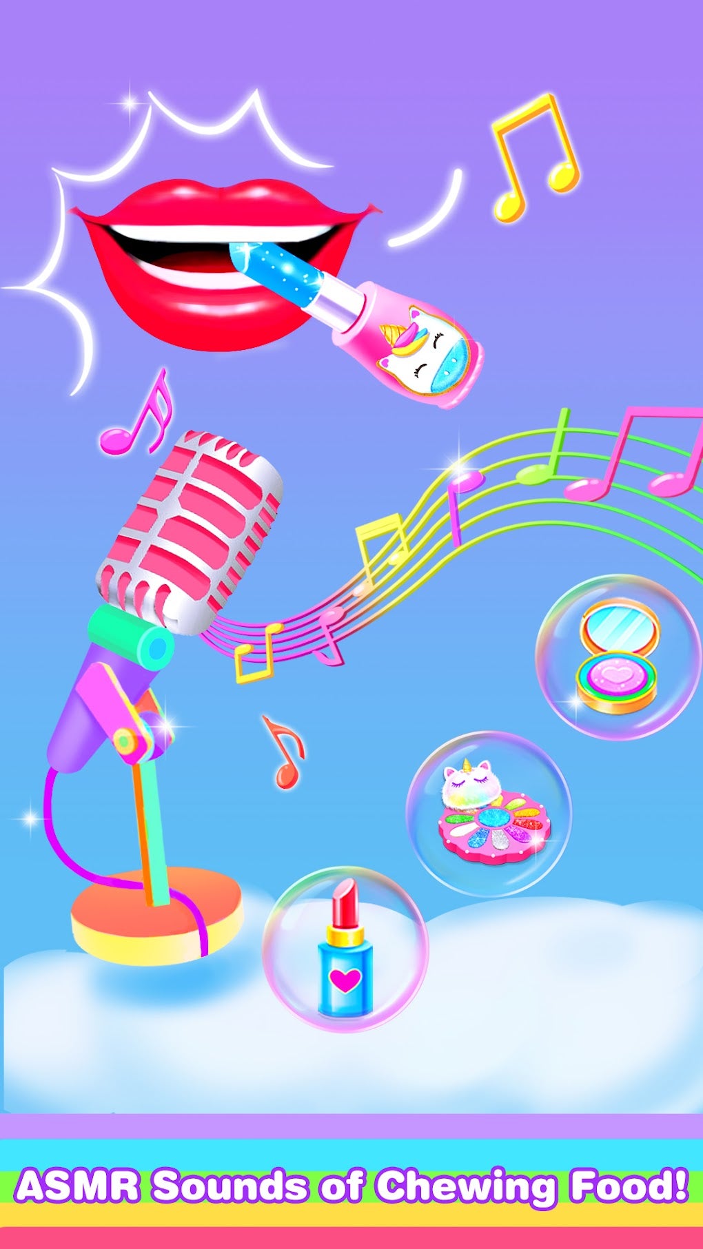 Edible Unicorn DIY Makeup ASMR Games for Girls for Android - Download