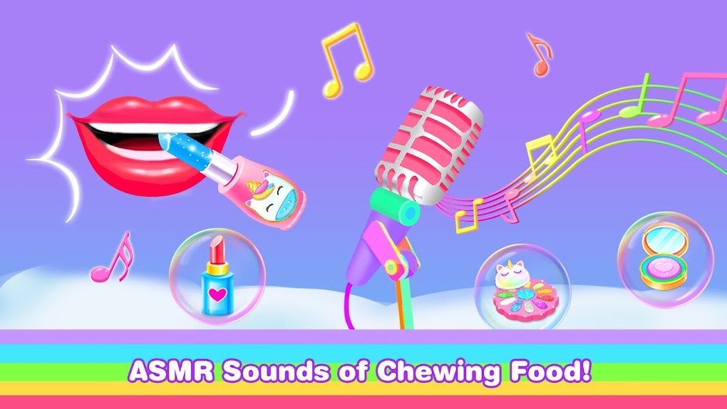 Edible Unicorn DIY Makeup ASMR Games for Girls for Android - Download