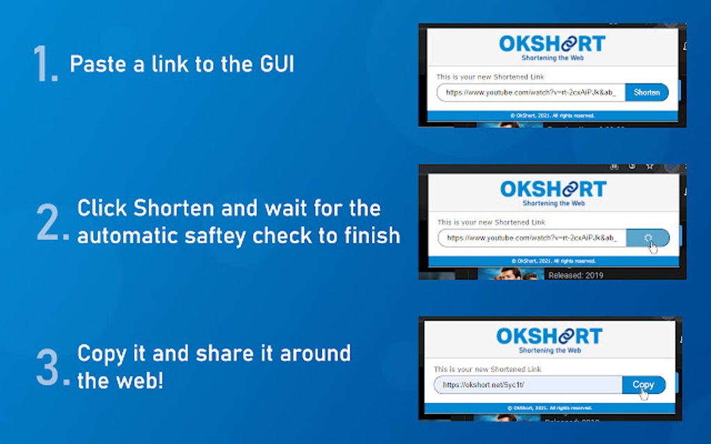 OkShort URL Shortener for Google Chrome - Extension Download