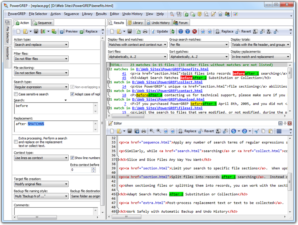 PowerGrep - Descargar