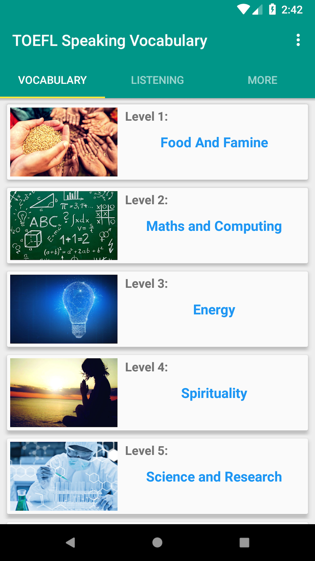 TOEFL Vocabulary Listening APK for Android - Download