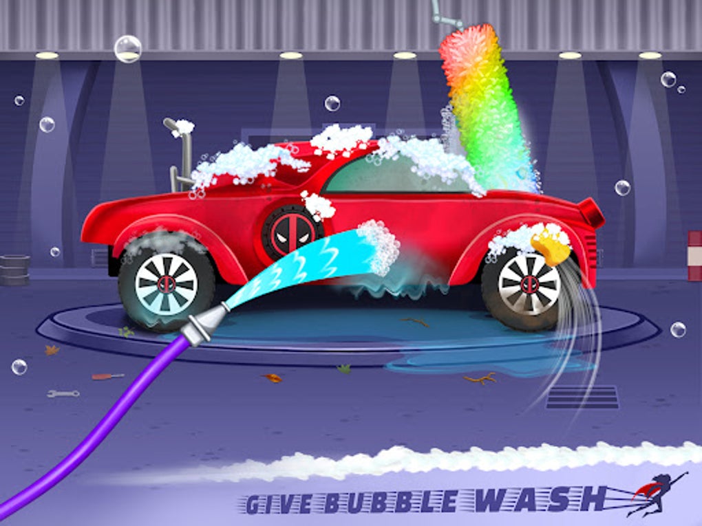 Kids Superhero Car Wash Games for Android - Download