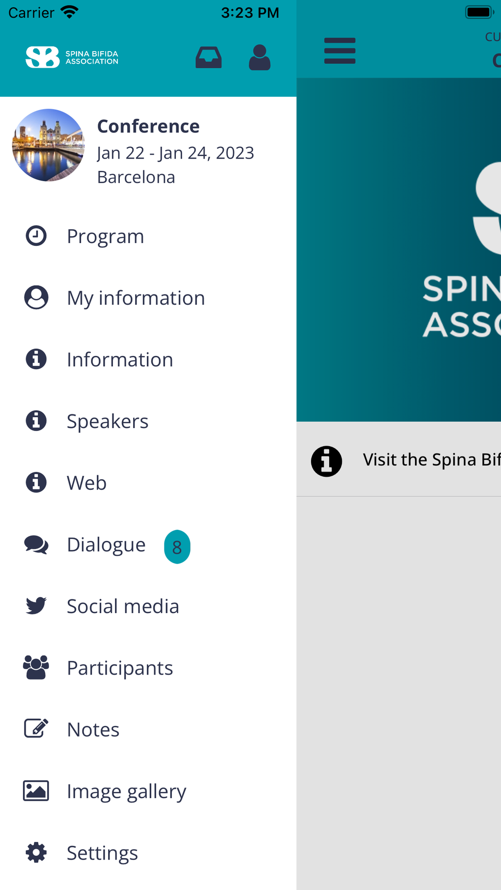 SBA Events para iPhone - Download