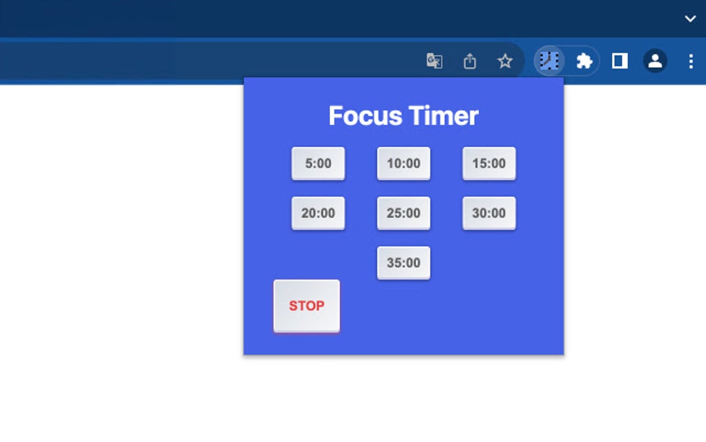 focus-timer para Google Chrome - Extensión Descargar