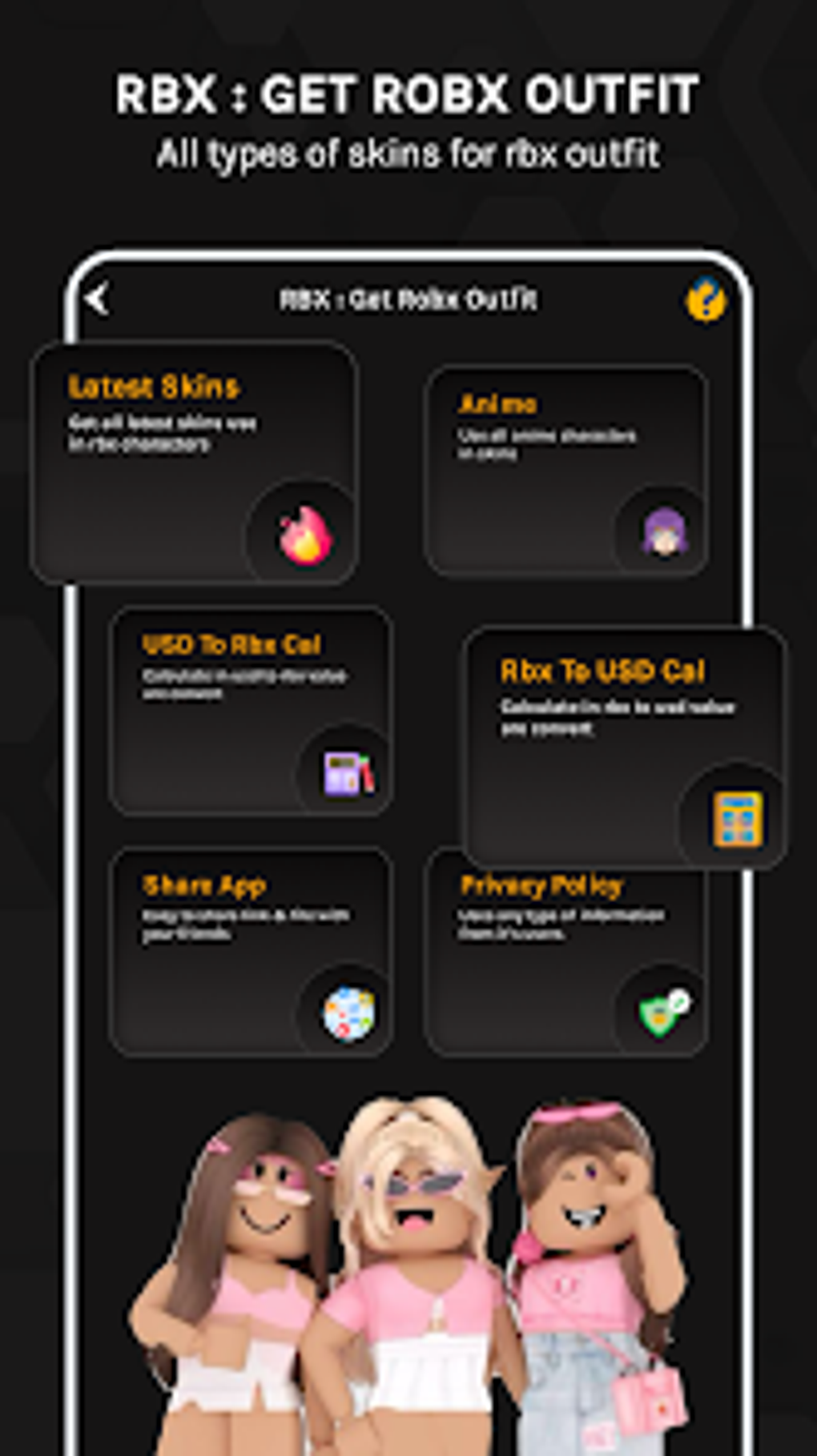 RBX : Get Robx Outfit for Android - Download