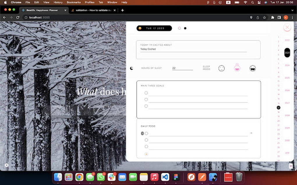 Beatific Happiness Planner for Google Chrome - Extension Download