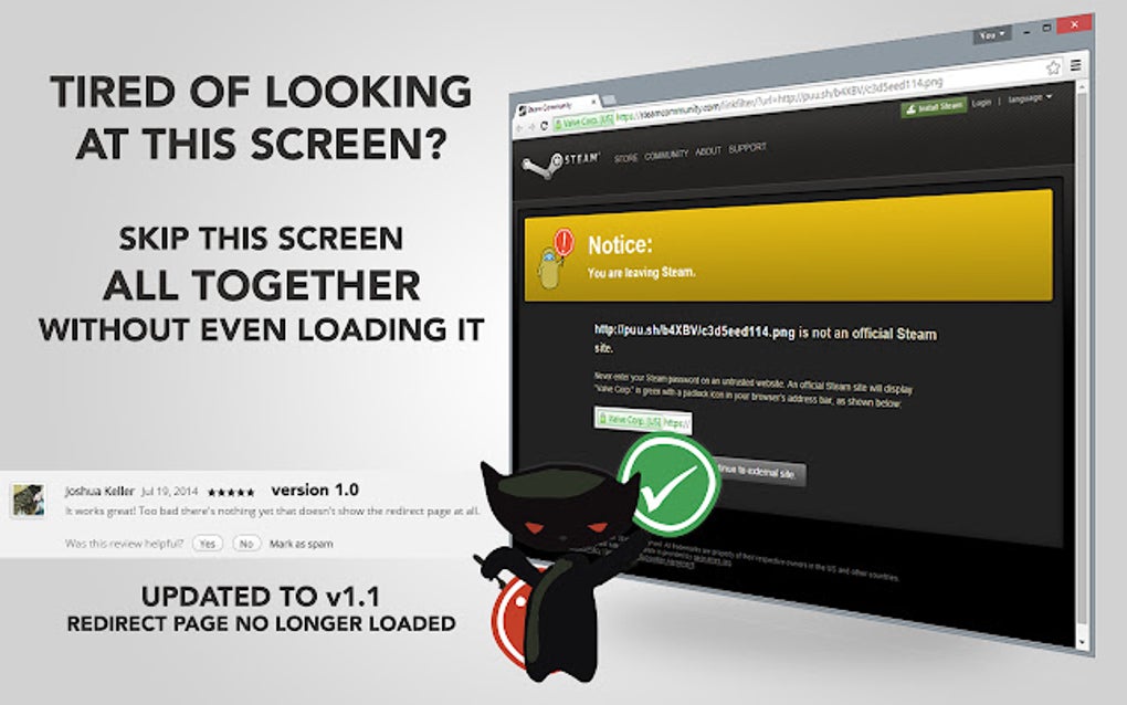 Steam Redirect Skipper Google Chrome için - Eklenti İndir