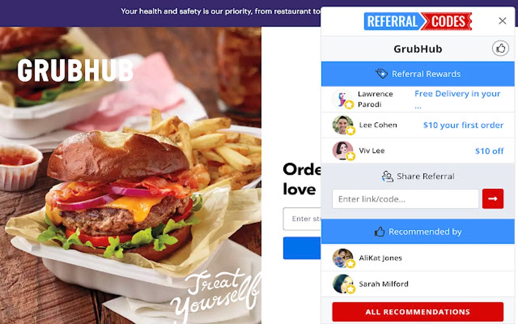 Referral Codes Reminder for Google Chrome - Extension Download