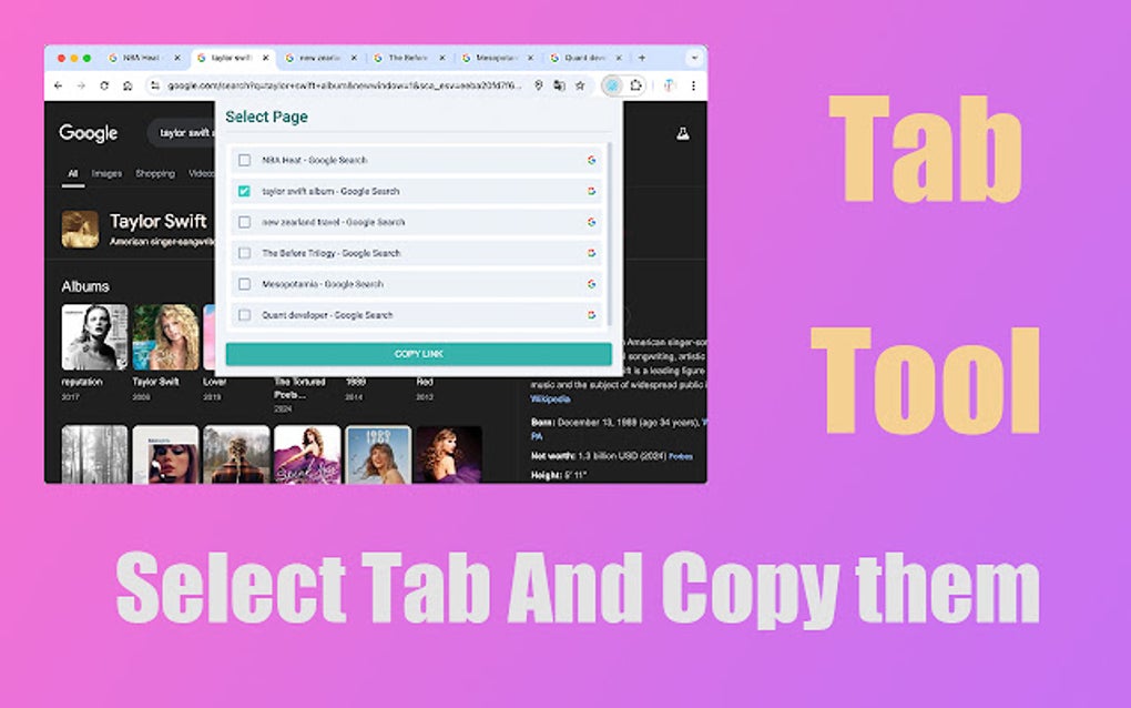 Tab Tool for Google Chrome - Extension Download